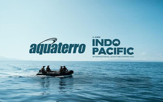 Aquaterro exhibits at INDOPACIFIC International Maritime Exposition ...